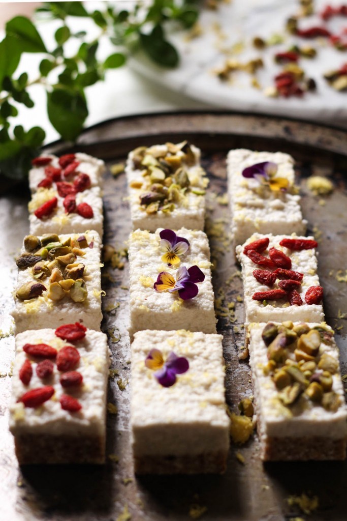 Lemon love bars (raw + vegan)