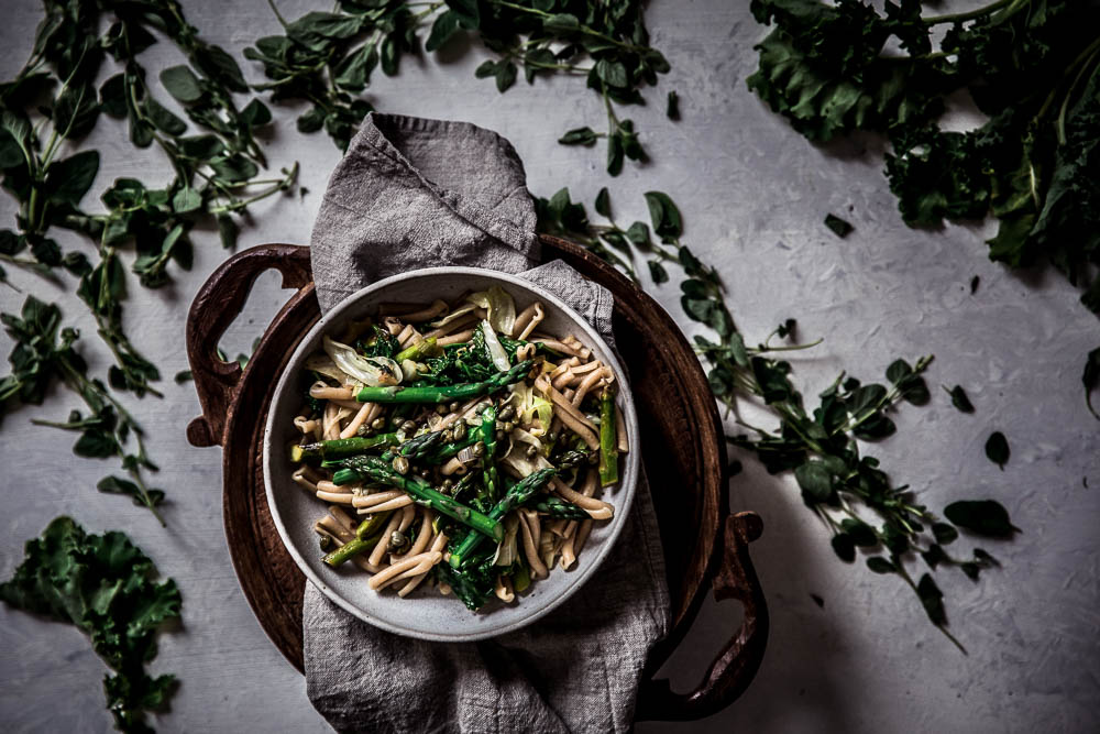 Spring-time green pasta